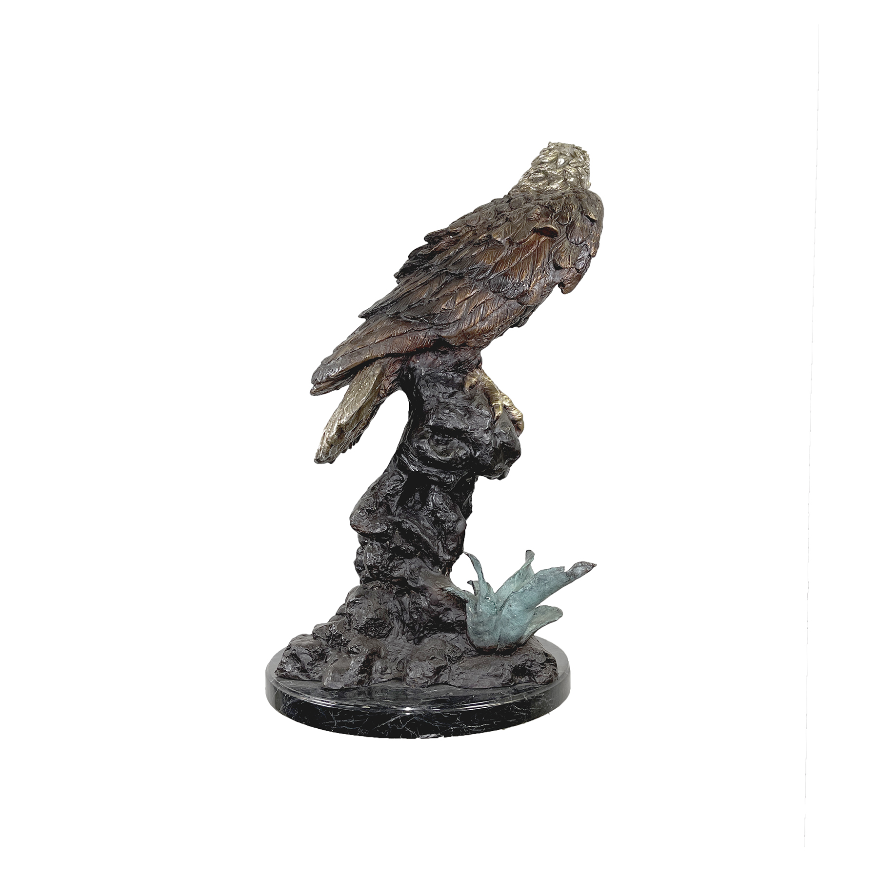 Bronze Large Eagle Table-top Sculpture - Florida Bronze Statues, Sculptures and Fountains