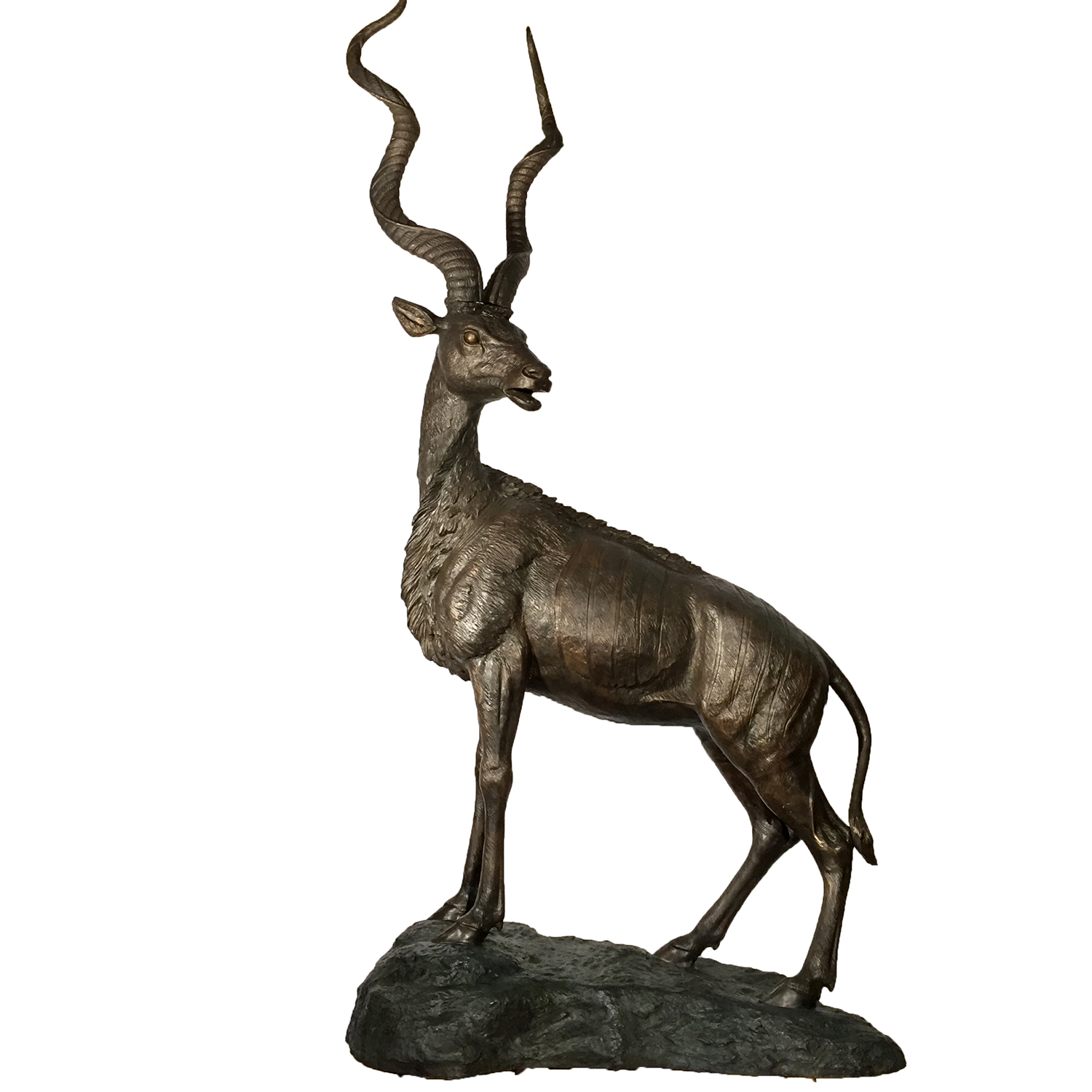 Bronze Large Springbok Sculpture - Florida Bronze Statues, Sculptures ...