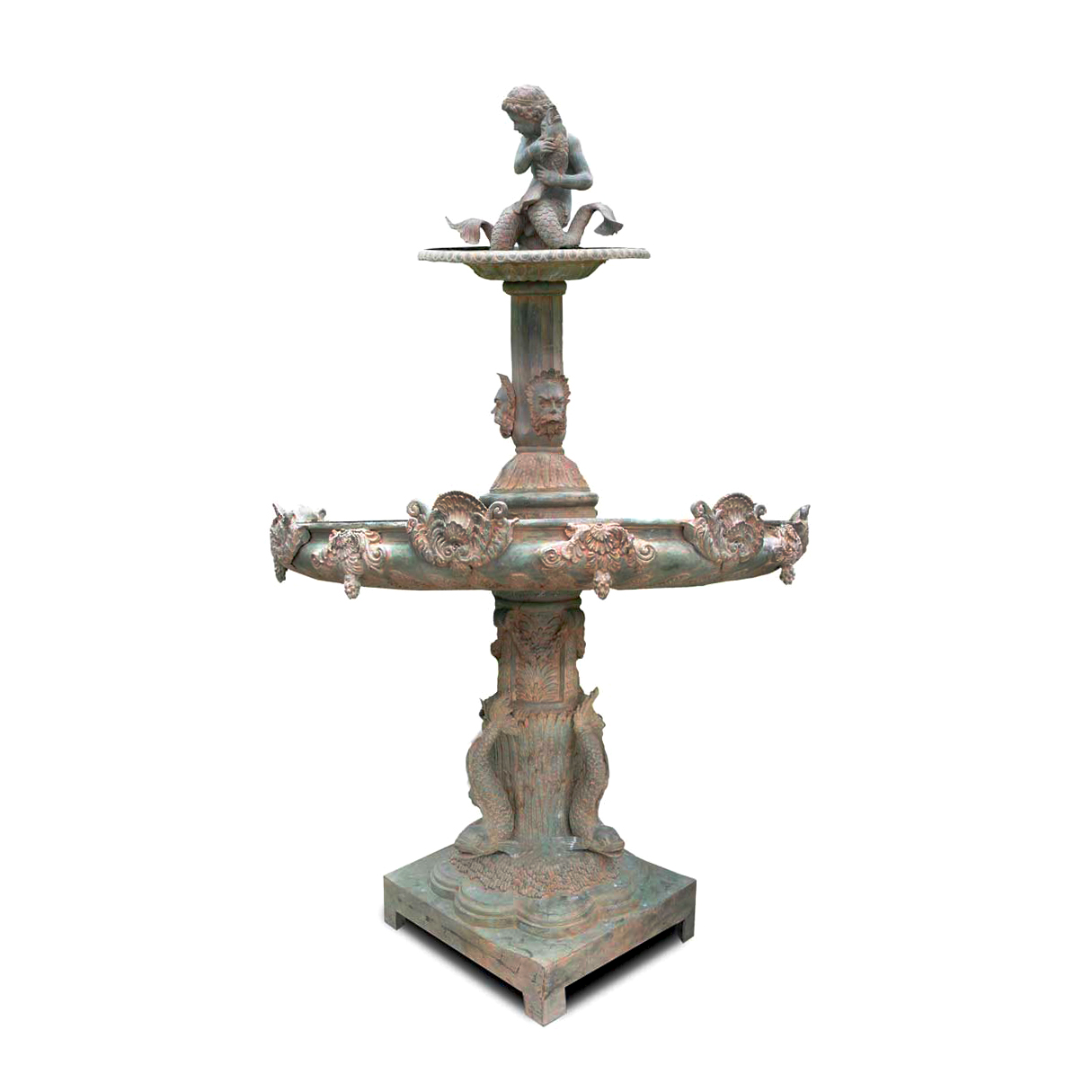 Bronze Nautical Two Tier Fountain - Florida Bronze Statues, Sculptures ...