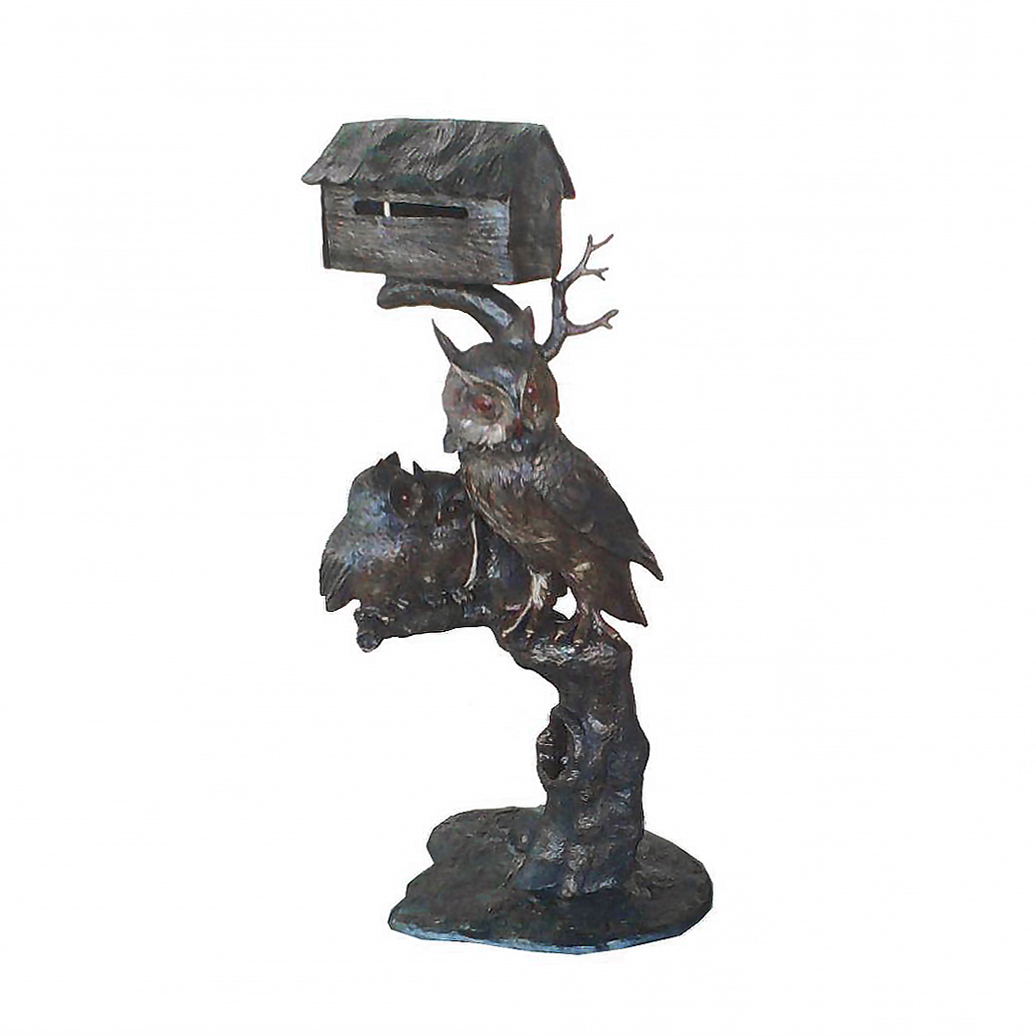 Bronze Owl Mailbox Sculpture - Florida Bronze Statues, Sculptures and ...