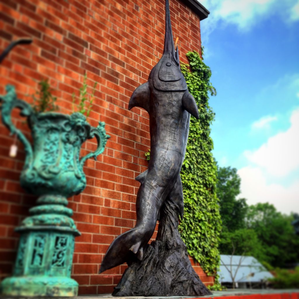 Bronze Large Marlin Fish Fountain Sculpture - Florida Bronze Statues ...