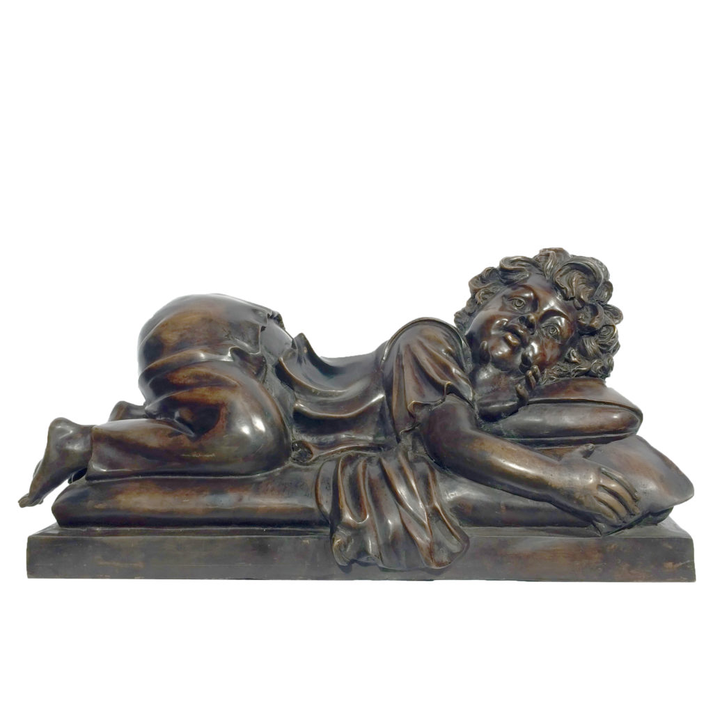 Bronze Sleeping Girl Sculpture - Florida Bronze Statues, Sculptures and ...