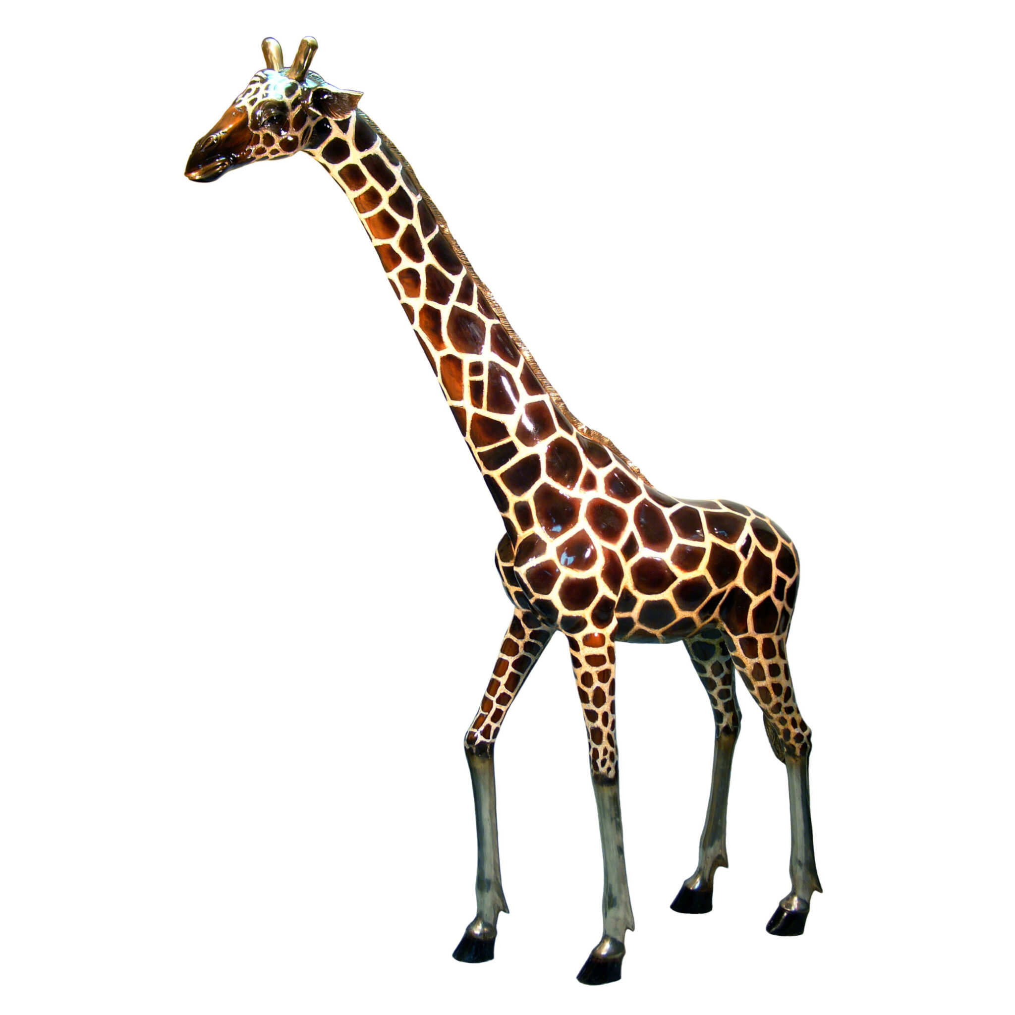 Bronze Giraffe Family Sculpture Set - Florida Bronze Statues ...