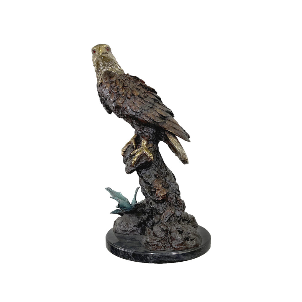 Bronze Large Eagle Table-top Sculpture - Florida Bronze Statues ...