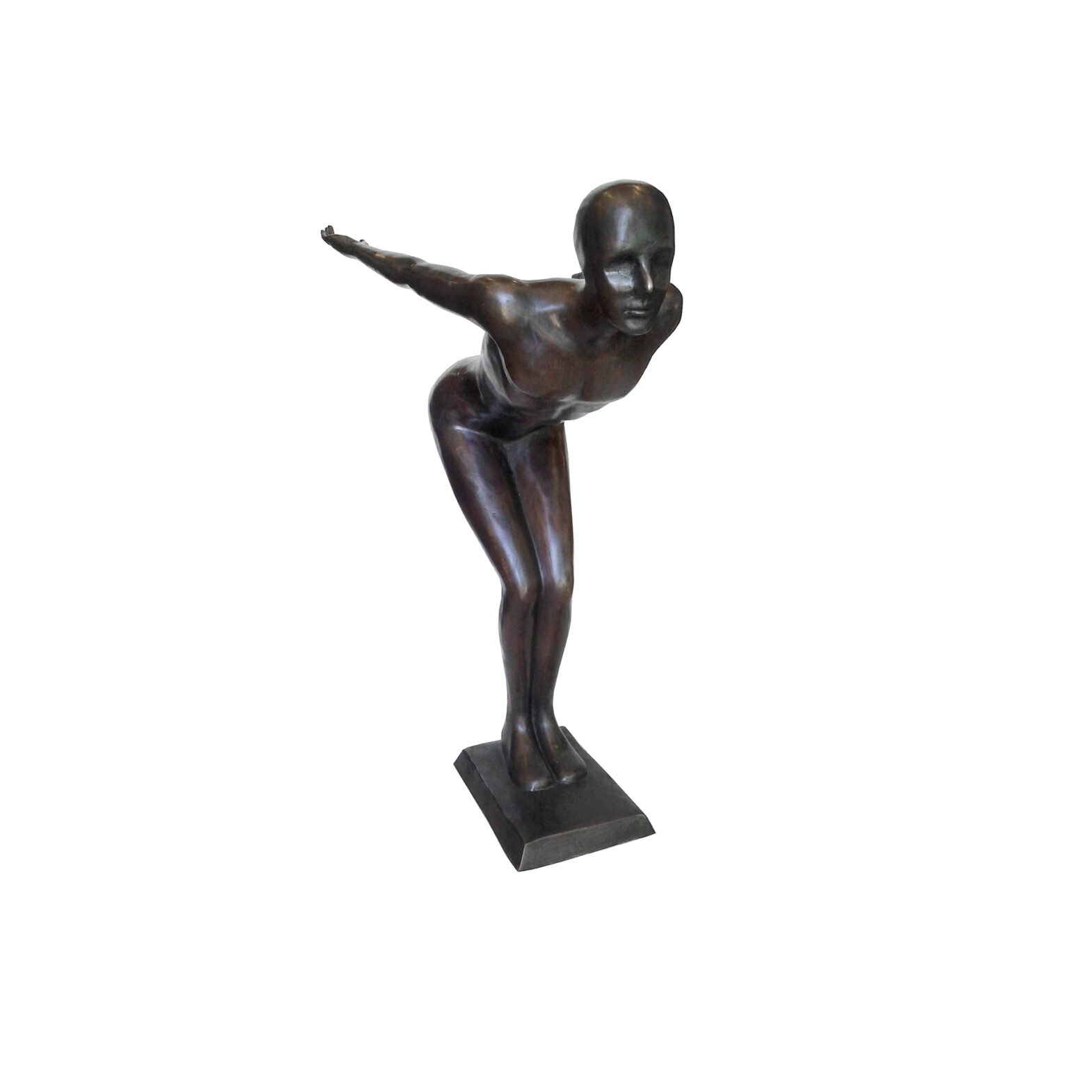 Bronze Small Contemporary Diver Sculpture - Florida Bronze Statues ...